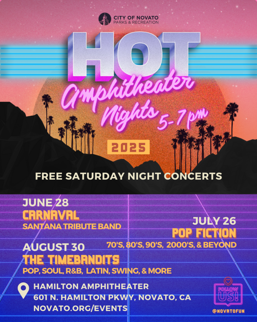 2025 Hot Amphitheater Nights - Visit Novato